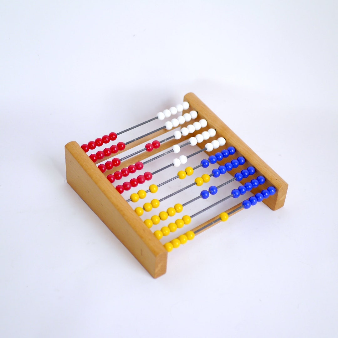 Vintage Abacus, Manual Calculator for Kids, - Etsy
