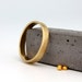 14k Gold Men's Wedding Band in Rustic Style | Solid 14k Gold Handmade ...