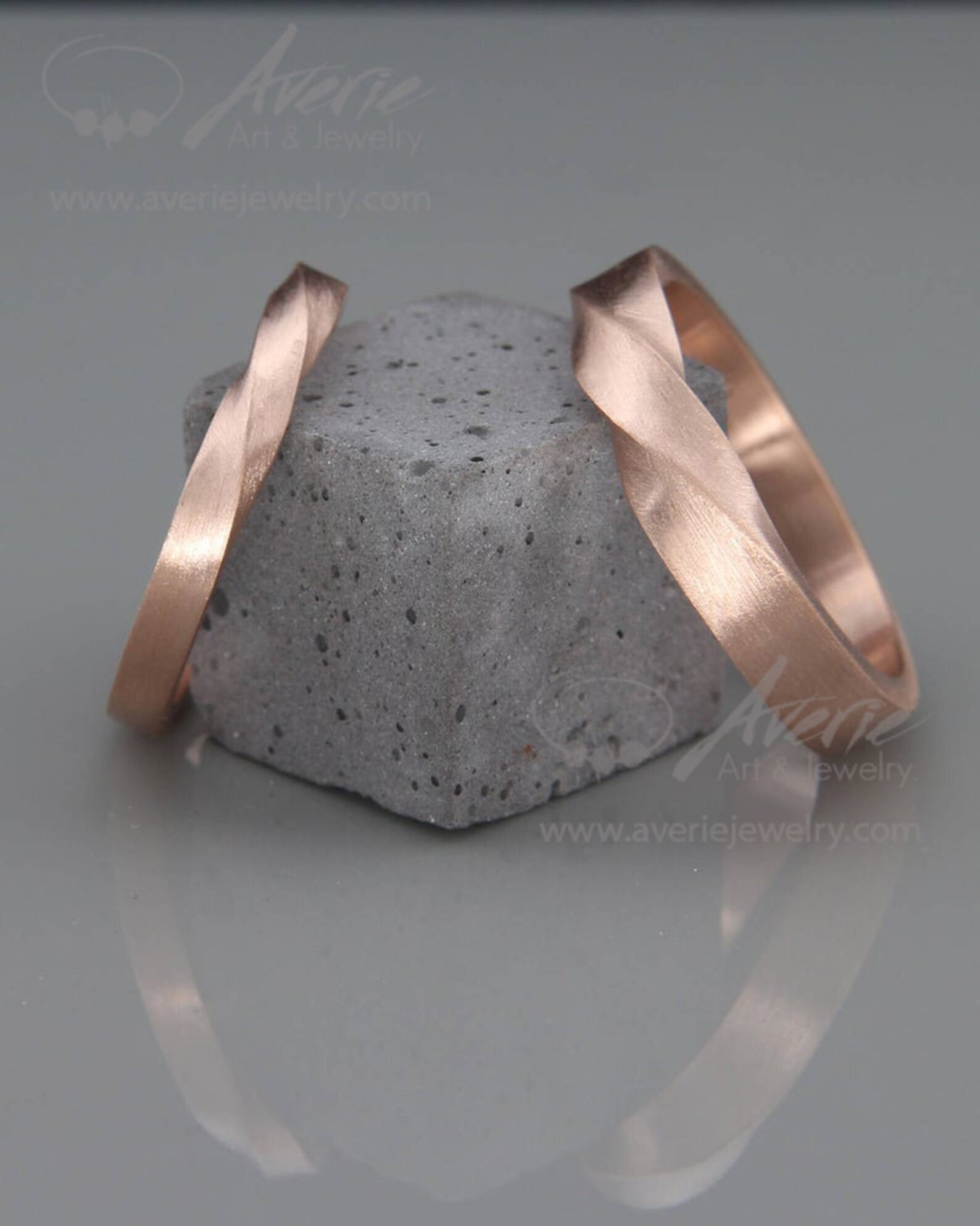 Matching Mobius Wedding Bands His and Hers Mobius Wedding | Etsy