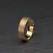 14k Gold Men's Wedding Band in Rustic Style Solid 14k Gold Handmade ...