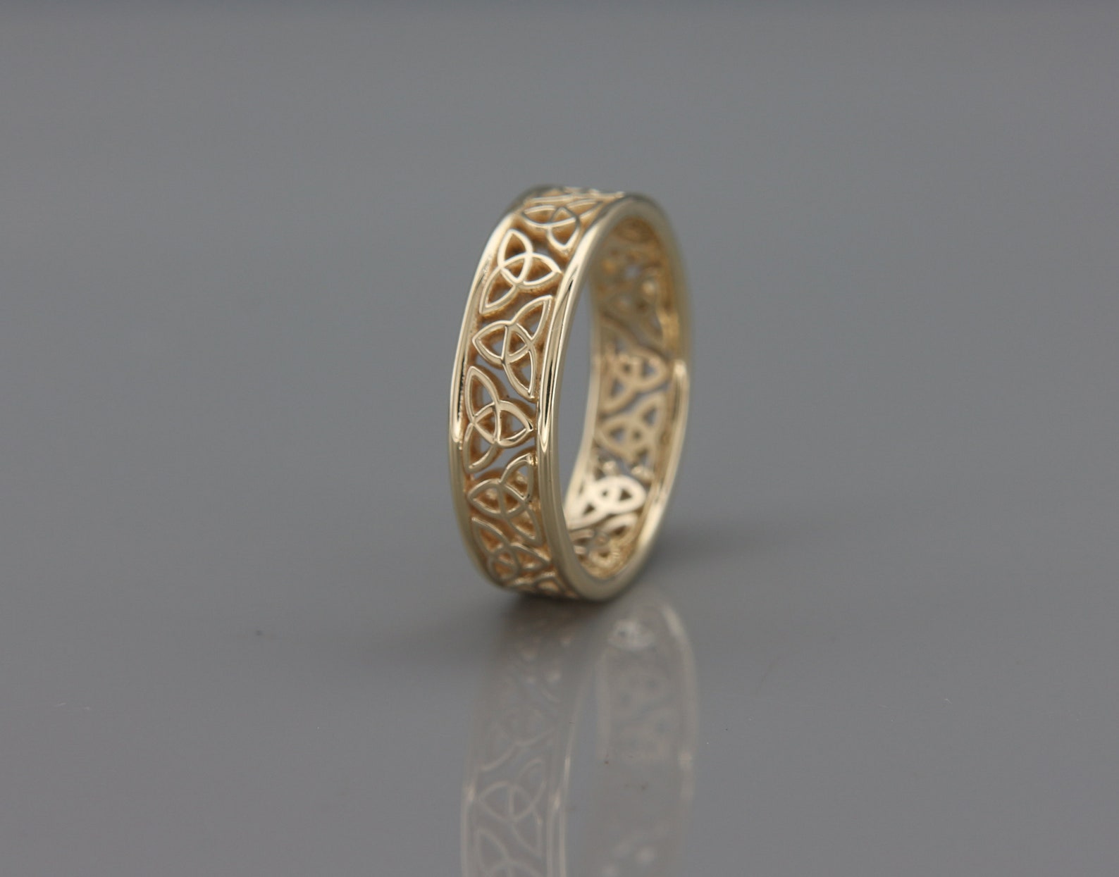 14K Gold Trinity Knot Women Wedding Ring Handmade 14k Gold | Etsy