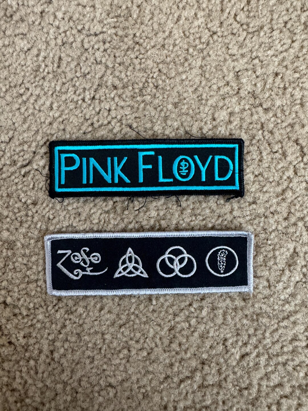 Pink Floyd & Led Zeppelin Jacket Patches – Classic Rock Band ...