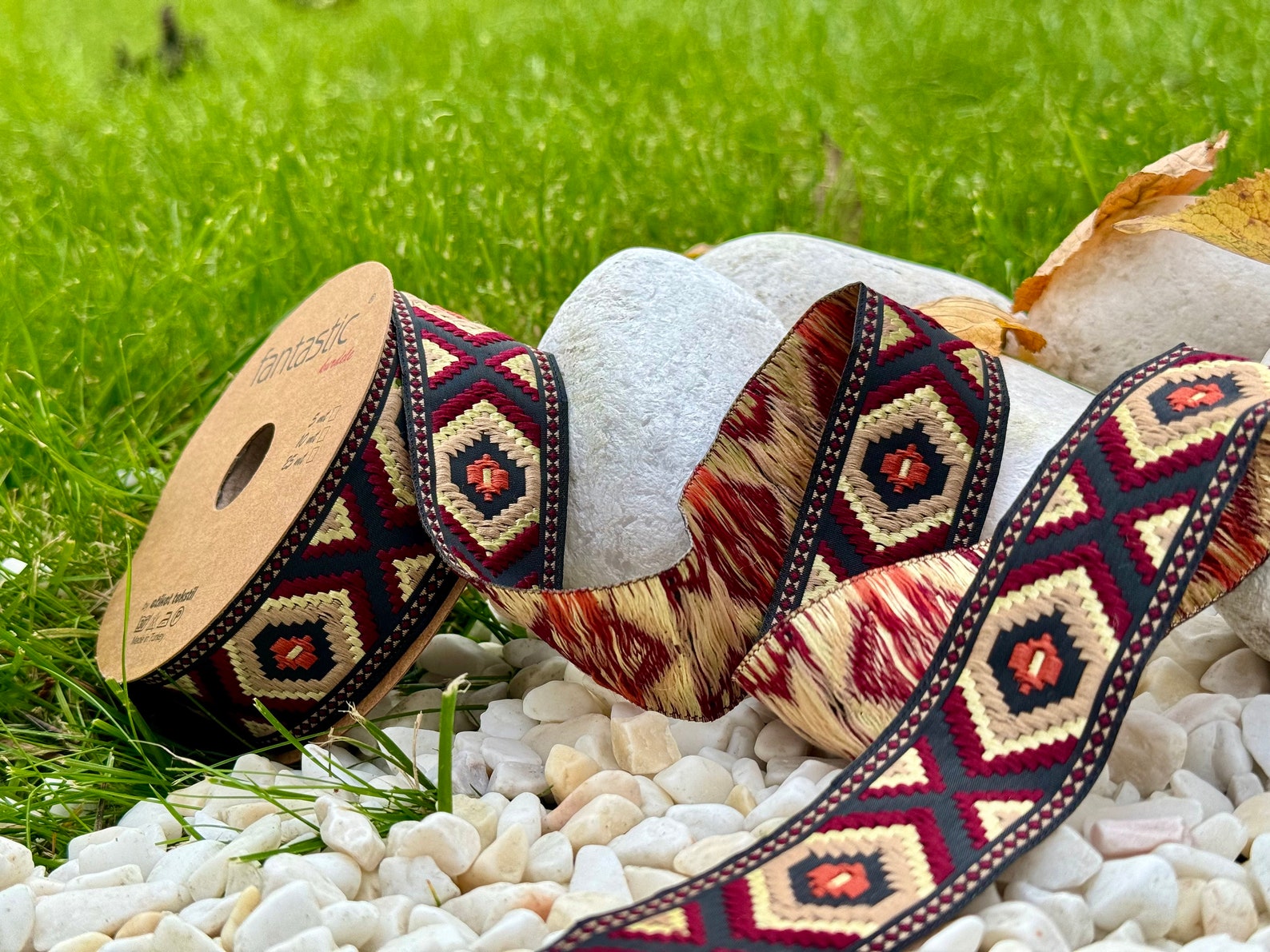 Aztec Jacquard Ribbon: 35mm Sewing Trim, Costume & Decor - Etsy