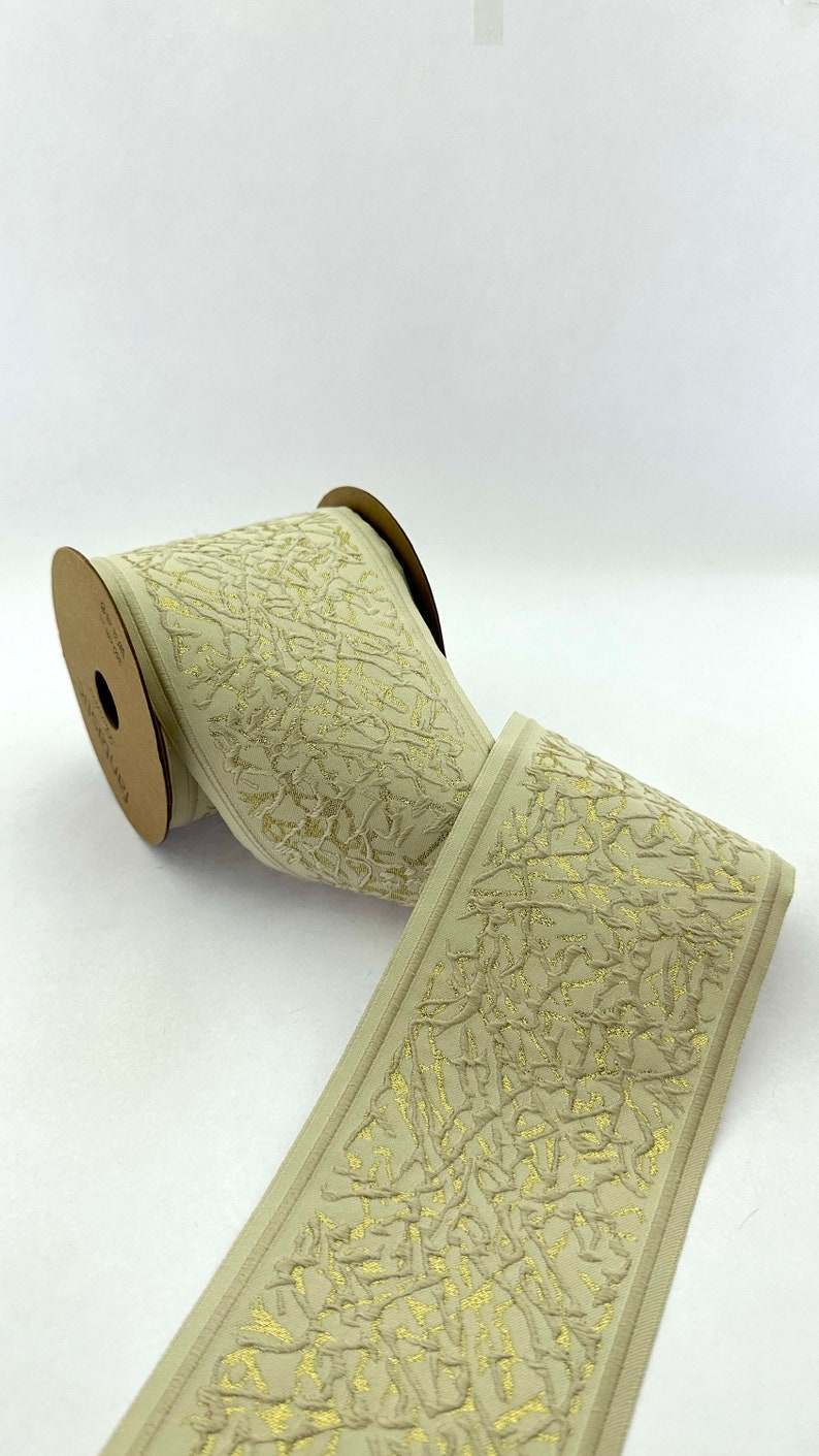 Jacquard Fabric Trim, Decorative Curtain Trim, 3.93 Inch Woven Trim for ...