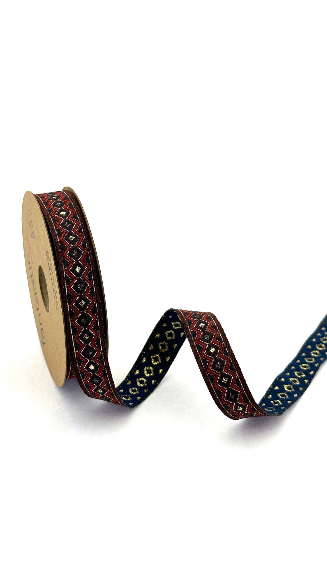 Vintage Ethnic Jacquard Ribbon: Boho Woven Trim for DIY Crafts - Etsy