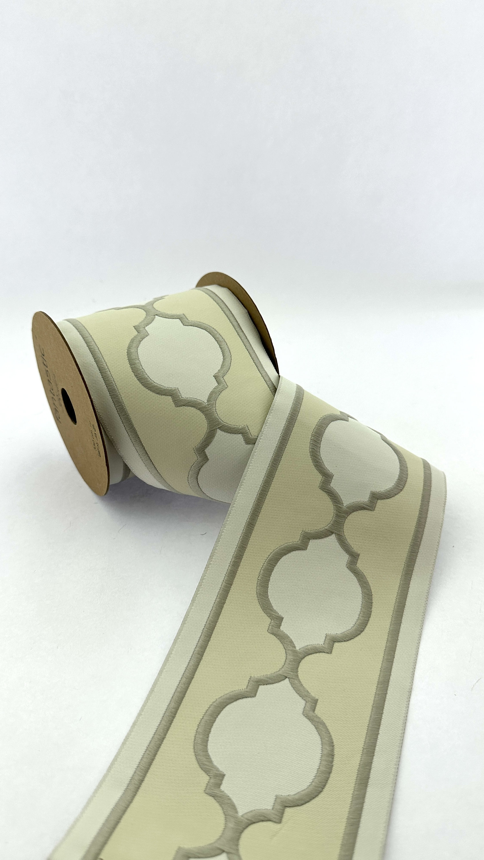 Drapery Trim for Curtains, Embroidery Trim Tape, 3.93 Inch Woven Trim ...