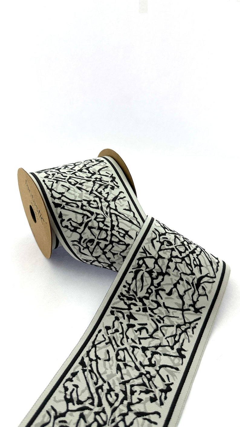 Jacquard Fabric Trim, Decorative Curtain Trim, 3.93 Inch Woven Trim for ...