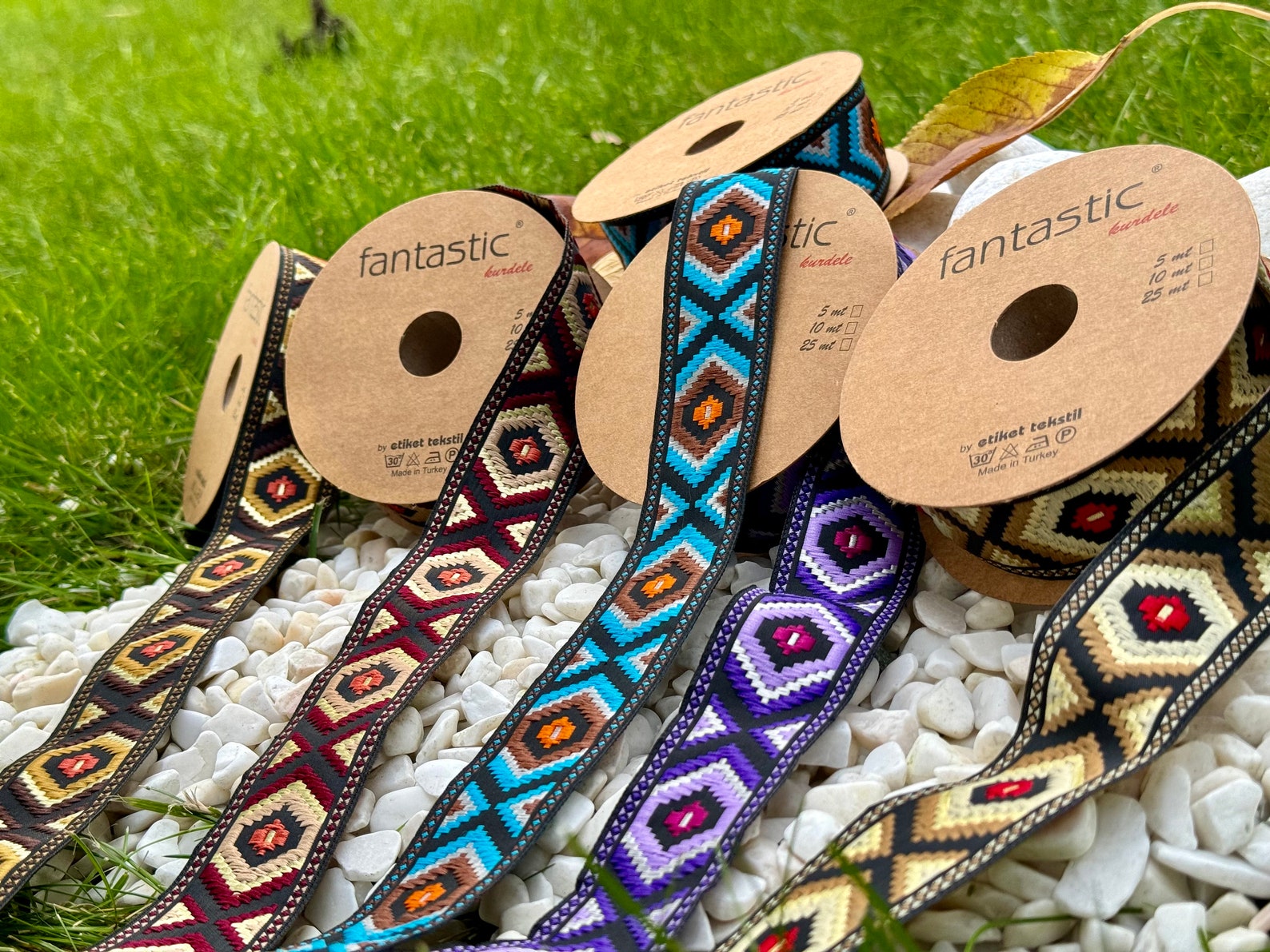 Aztec Jacquard Ribbon: 35mm Sewing Trim, Costume & Decor - Etsy