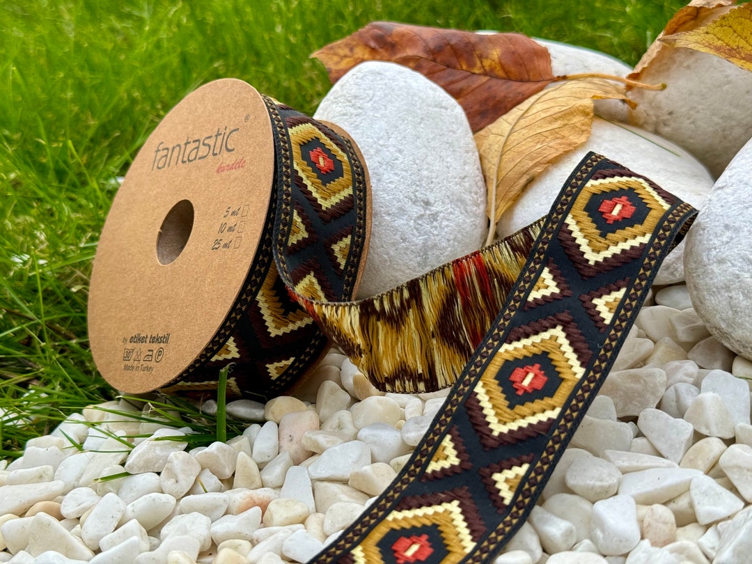 Ribbon for DIY Clothing Accessories and Home Decor, Aztec Chevron Trim ...
