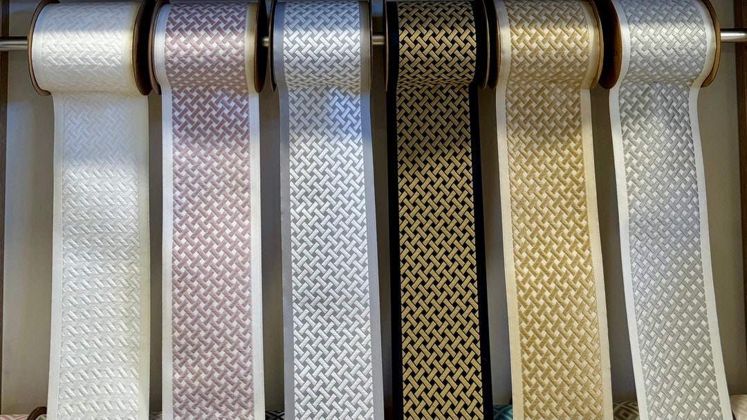 Jacquard Drapery Trim Tape: 2.75" Sewing Border, Home Decor Accent - Etsy