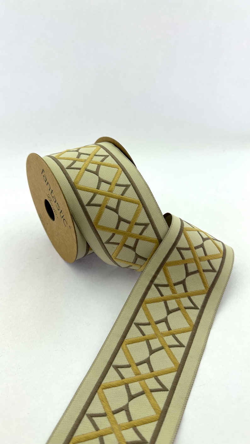 Drapery Banding Tape, Embroidery Trim, 2.75 Inch Woven Trim for ...