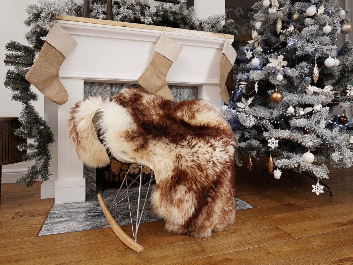 GIANT SHEEPSKIN Mouflon Throw Genuine Leather Sheep Skin - Etsy