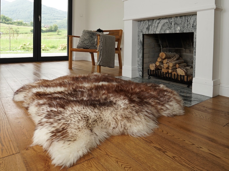 GIANT SHEEPSKIN Double XXL Mouflon Throw Genuine Leather Sheep - Etsy