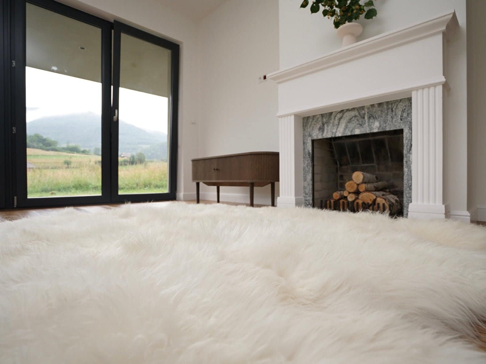 GIANT Rug SEXTO SHEEPSKIN White Throw Genuine Leather Sheep | Etsy