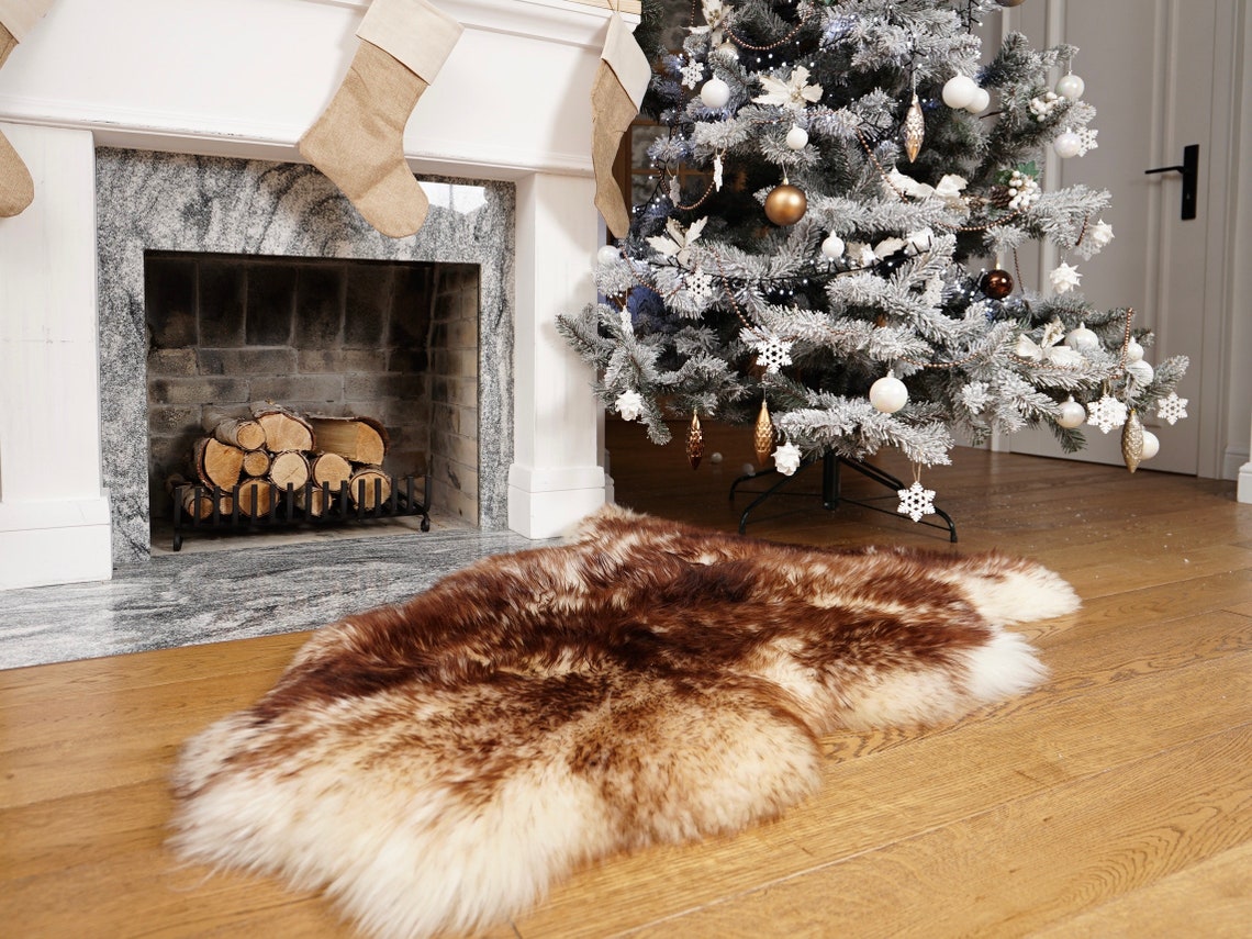 GIANT SHEEPSKIN Mouflon Throw Genuine Leather Sheep Skin - Etsy