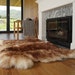 GIANT SHEEPSKIN Double XXL Mouflon Throw Genuine Leather Sheep Skin 48 ...