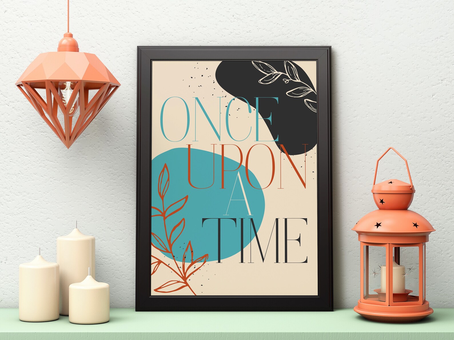 Once Upon A Time Digital Art Digital Download Printable Art Bohemian ...