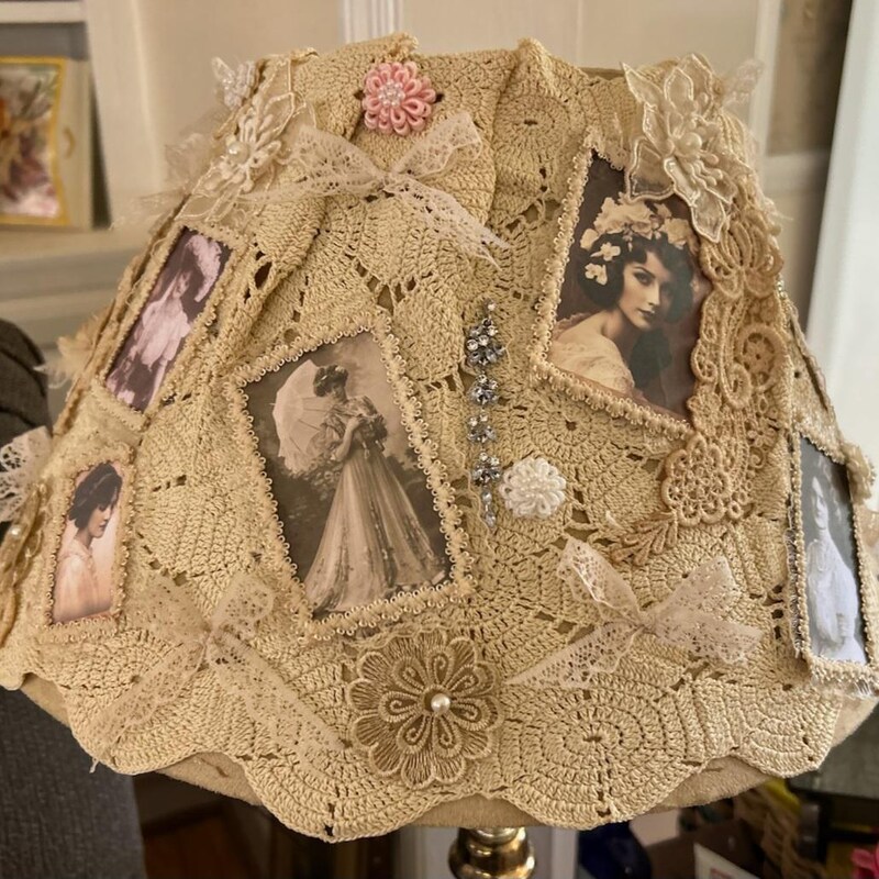 Upcycled Lampshade - Etsy