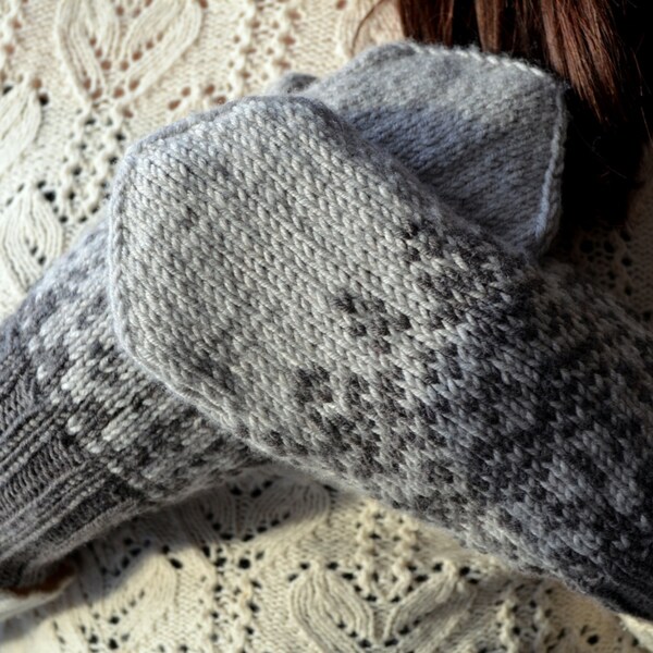 Fair Isle Mittens - Etsy