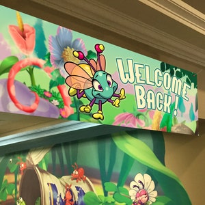 Baby Animals Themed Welcome Back Banner for Reopening of School, Church ...