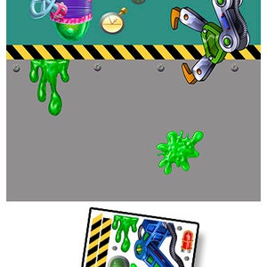 Industrial Slime Factory Fun Kids Peel and Stick Reusable Vinyl Wall ...