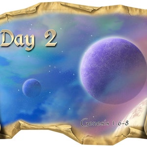 Biblical Story of Genesis Creation Scroll Pack (available as Peel and ...