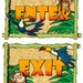 Jungle Birds and Monkeys Themed Entrance and Exit Door Signs - Etsy