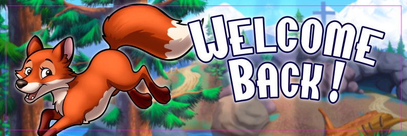 Camping Themed Welcome Back Banner for Reopening of School, Church ...