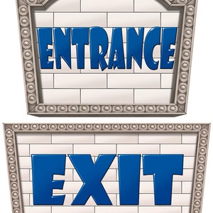 Big City Street Sign Entrance Exit and Directional Signs - Etsy