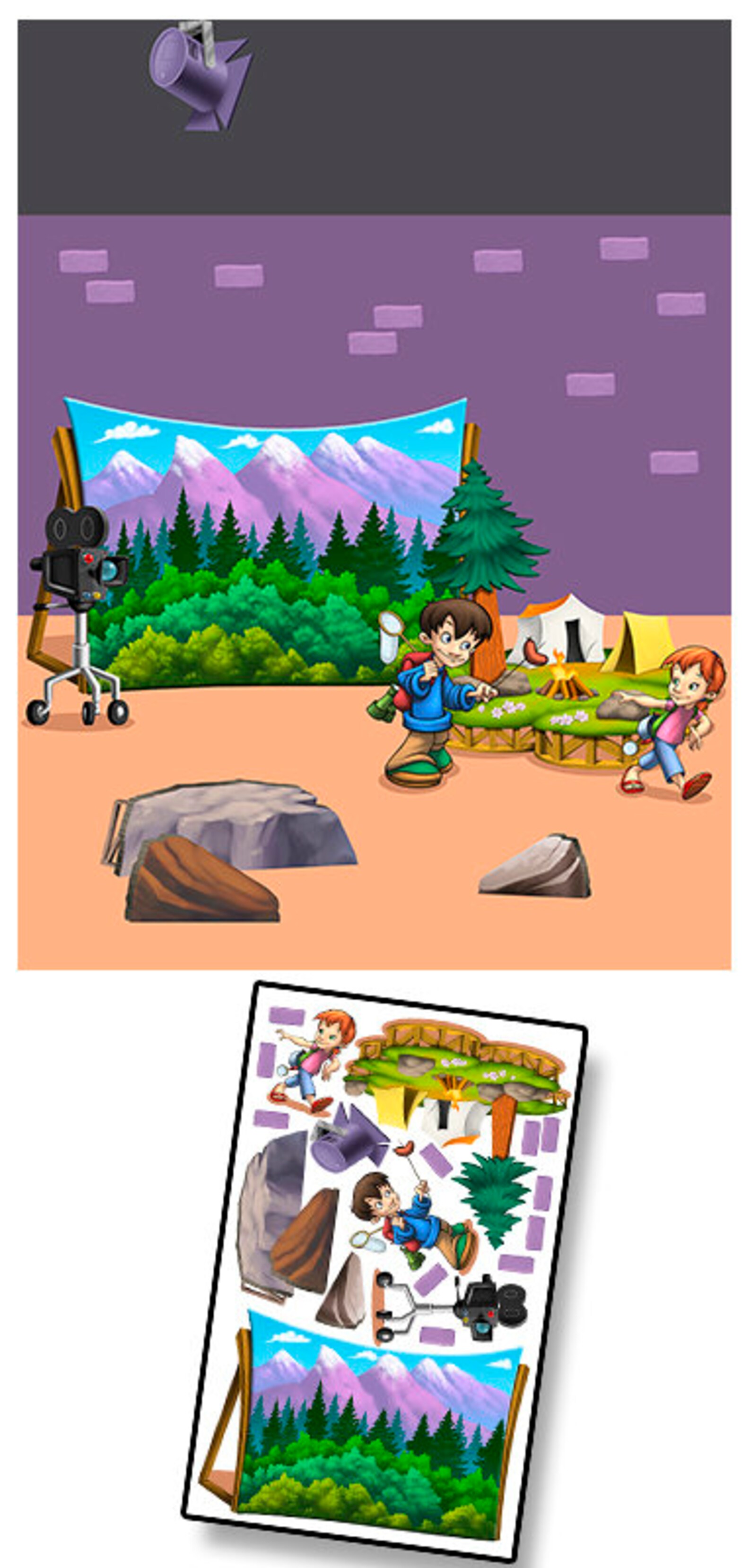 Backlot Studios Movie Set Backstage Filming Room in a Tube - Etsy