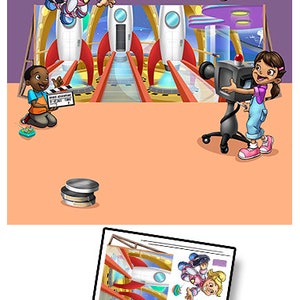 Backlot Studios Movie Set Backstage Filming Room in a Tube Peel and ...