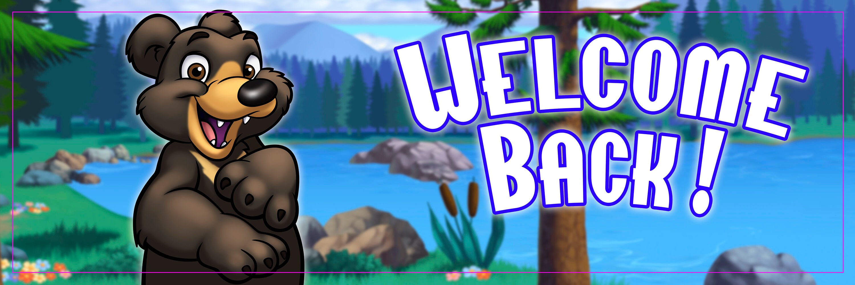 Camping Themed Welcome Back Banner for Reopening of School, Church ...