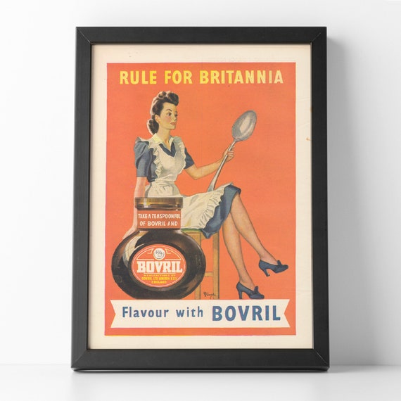 Retro Bovril Advert 1947 Framed or Unframed Poster Print - Etsy