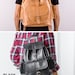 Handmade Leather Backpack: Greek Rucksack With Pockets - Etsy