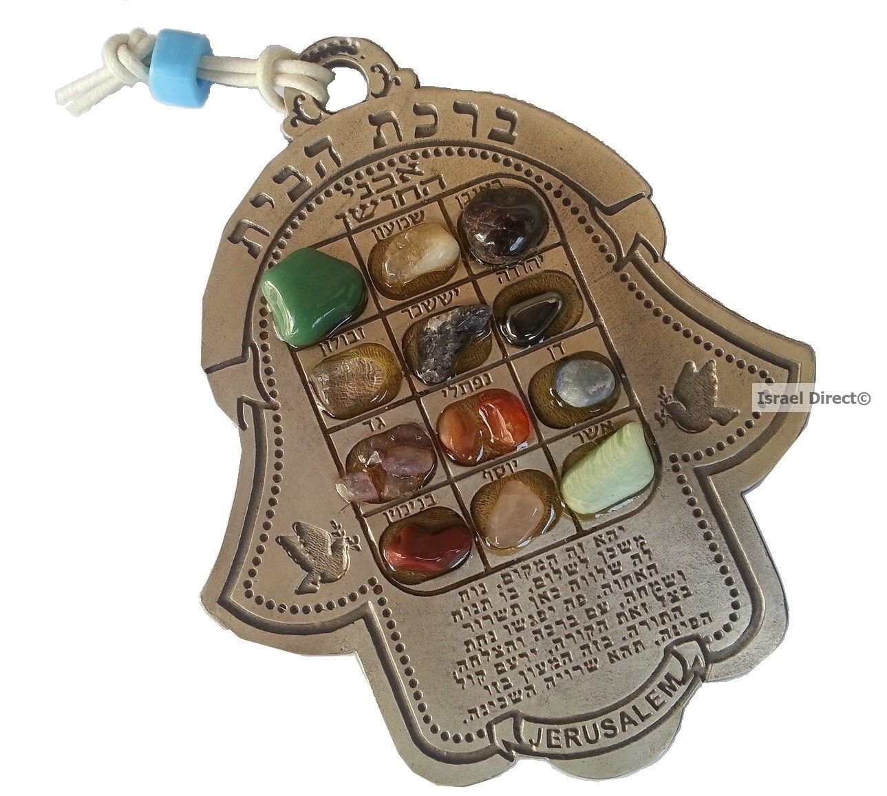 Hamsa & 12 Choshen UNUSUAL BIG Gems With Hebrew or English - Etsy