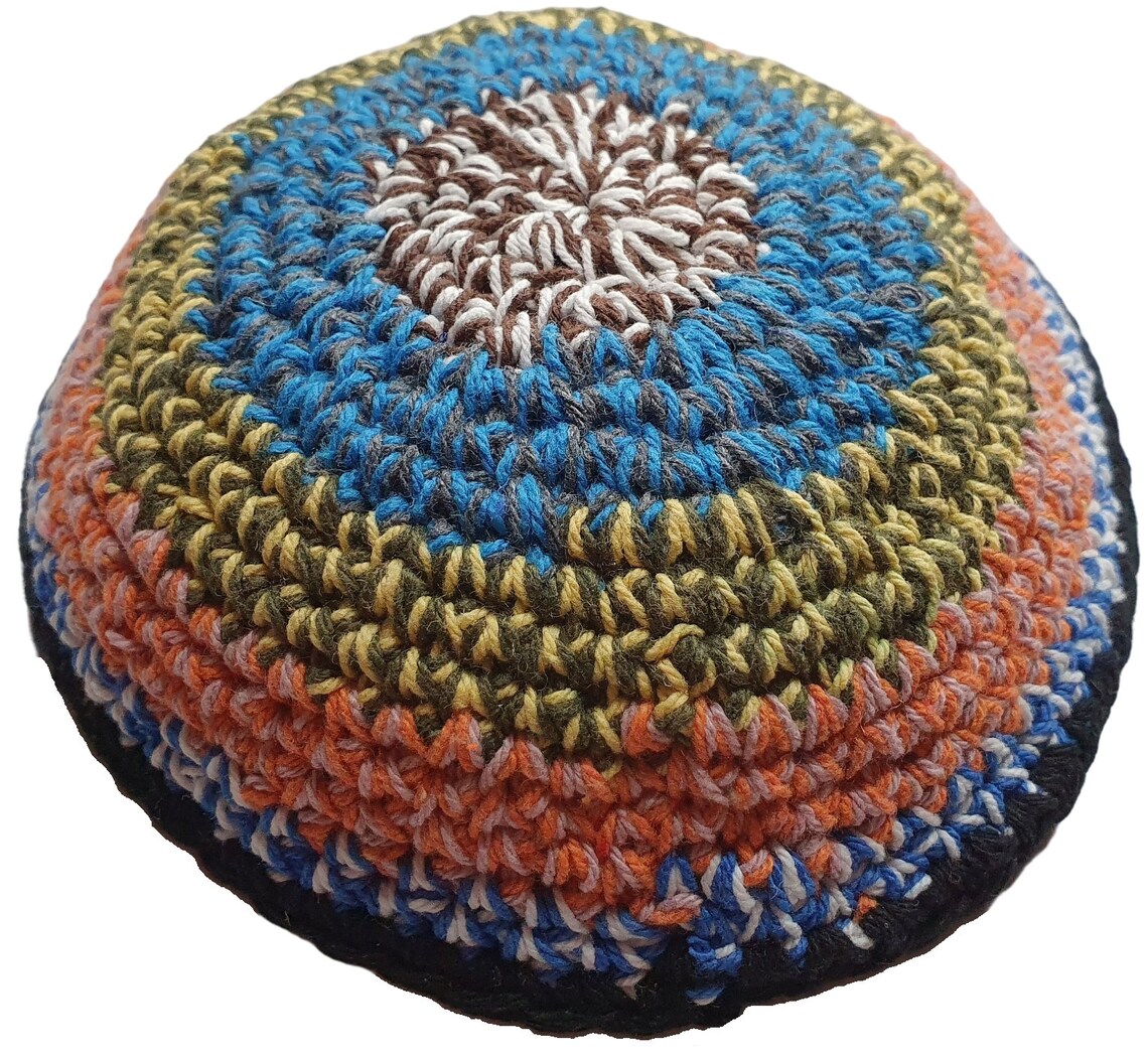 Knitted KIPPA Size : 6 / 15cm Yarmulke Kipa Kippah | Etsy