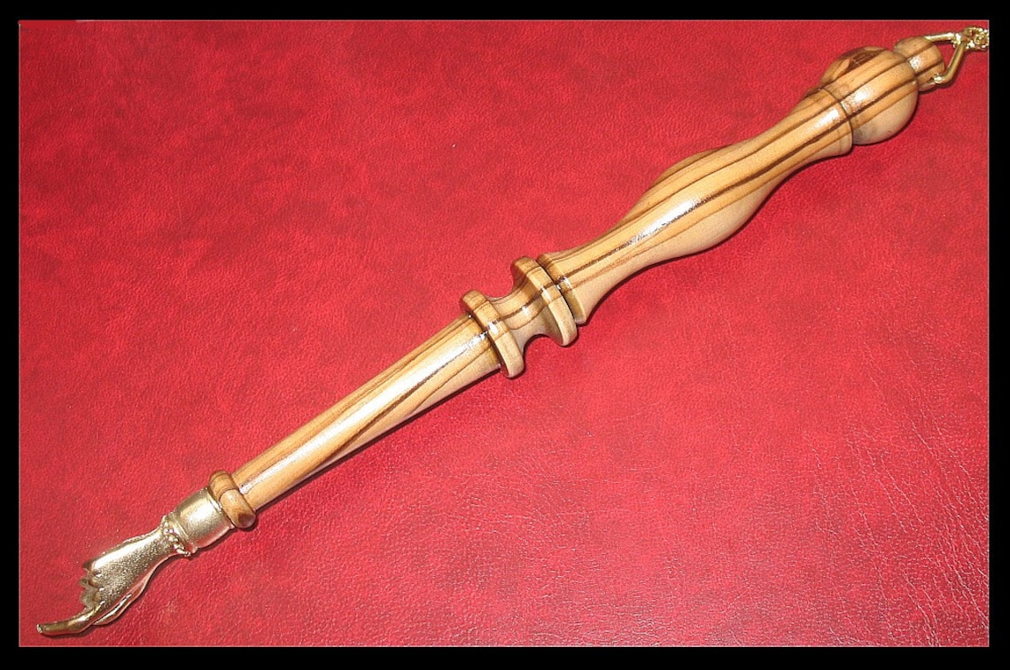 Big Olive Wood Yad Torah / Bible Pointer Israel Jewish Jerusalem FREE ...