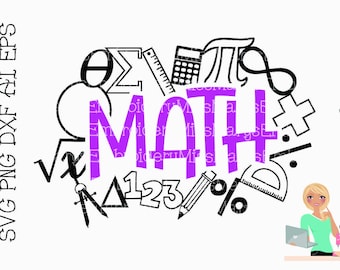 Math Svg - Etsy