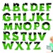 SVG Frankenstein Alphabet Letters Numbers for Cutting Machines ...