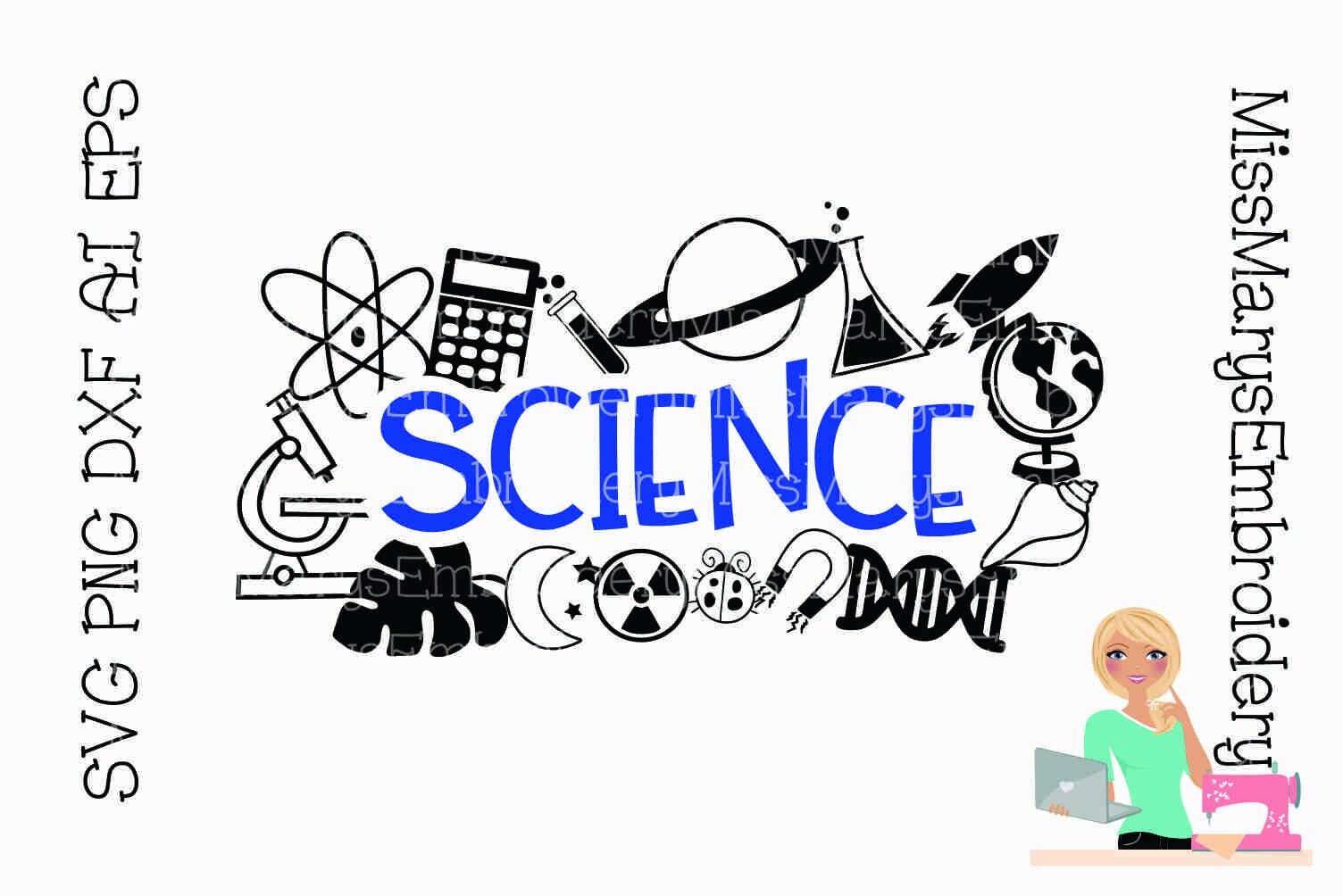 SVG Science Science Symbols SVG School SVG Cut File | Etsy