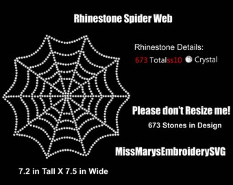 Halloween Spider, Web, Halloween Rhinestone Template Digital Download ...