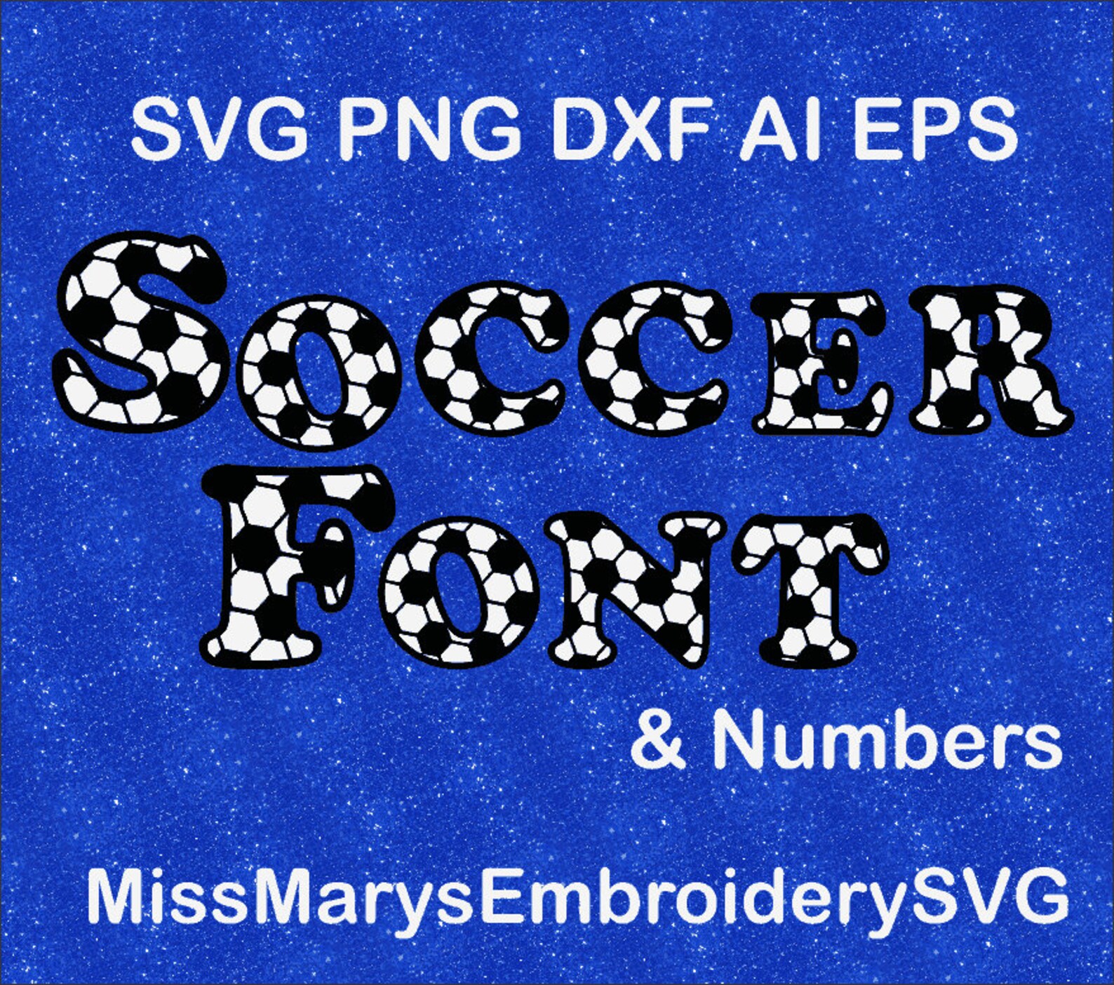 SVG Soccer Letters & Numbers for Cutting Machines | Etsy