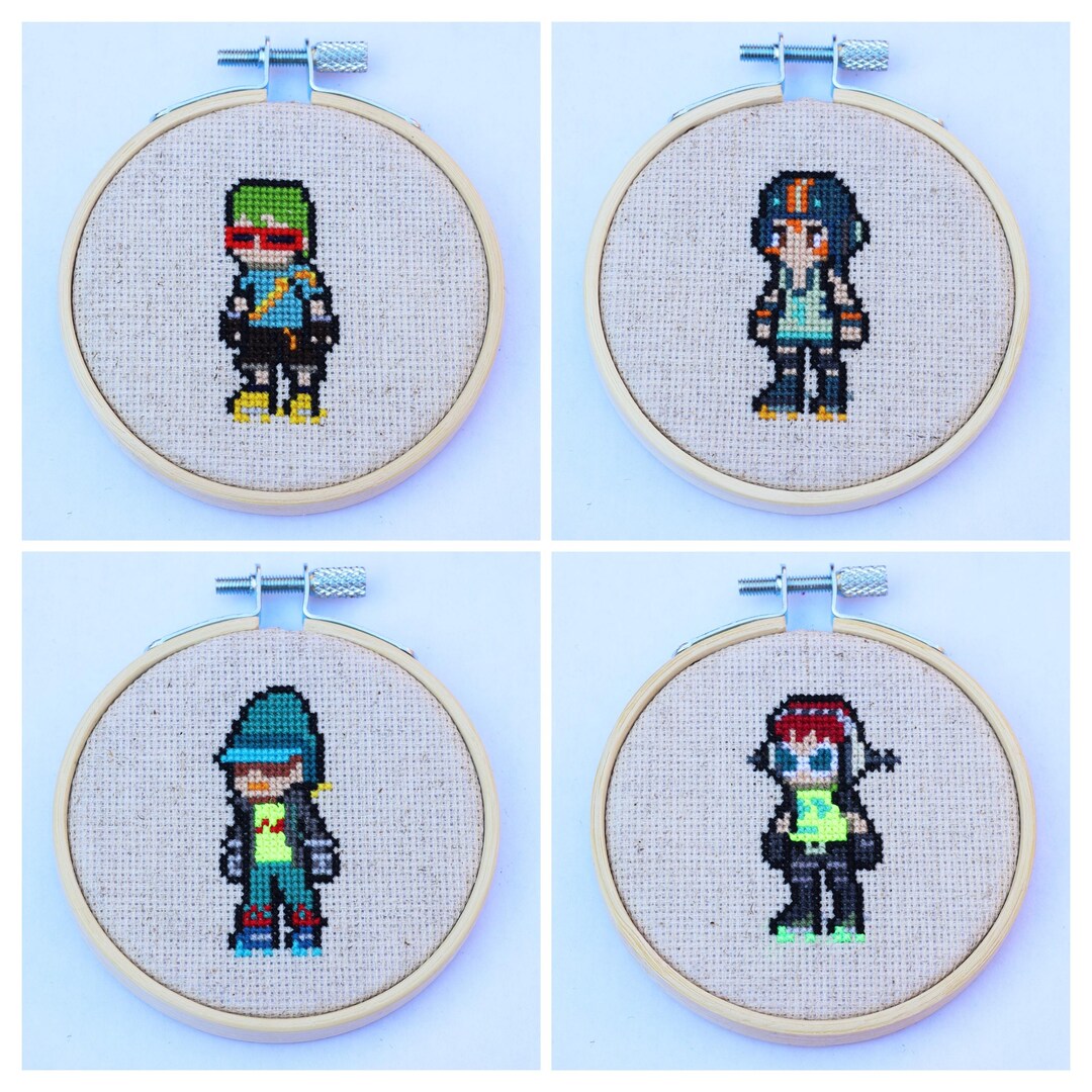Jet Set Radio Future Yoyo Gum Corn Beat-digital Cross Stitch Patterns ...