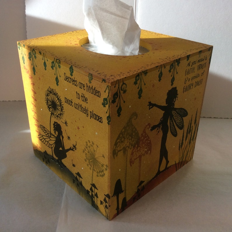Magical Fairy Mdf Tissue Box Cover - Etsy