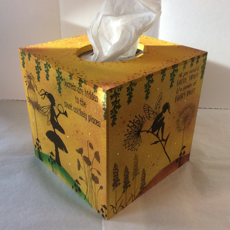 Magical Fairy Mdf Tissue Box Cover - Etsy