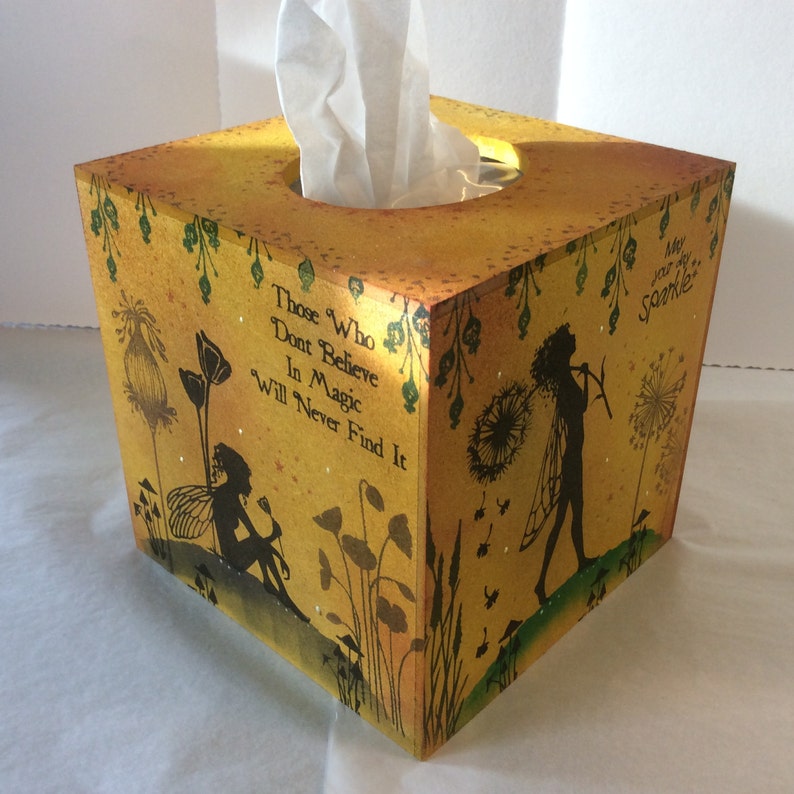 Magical Fairy Mdf Tissue Box Cover - Etsy