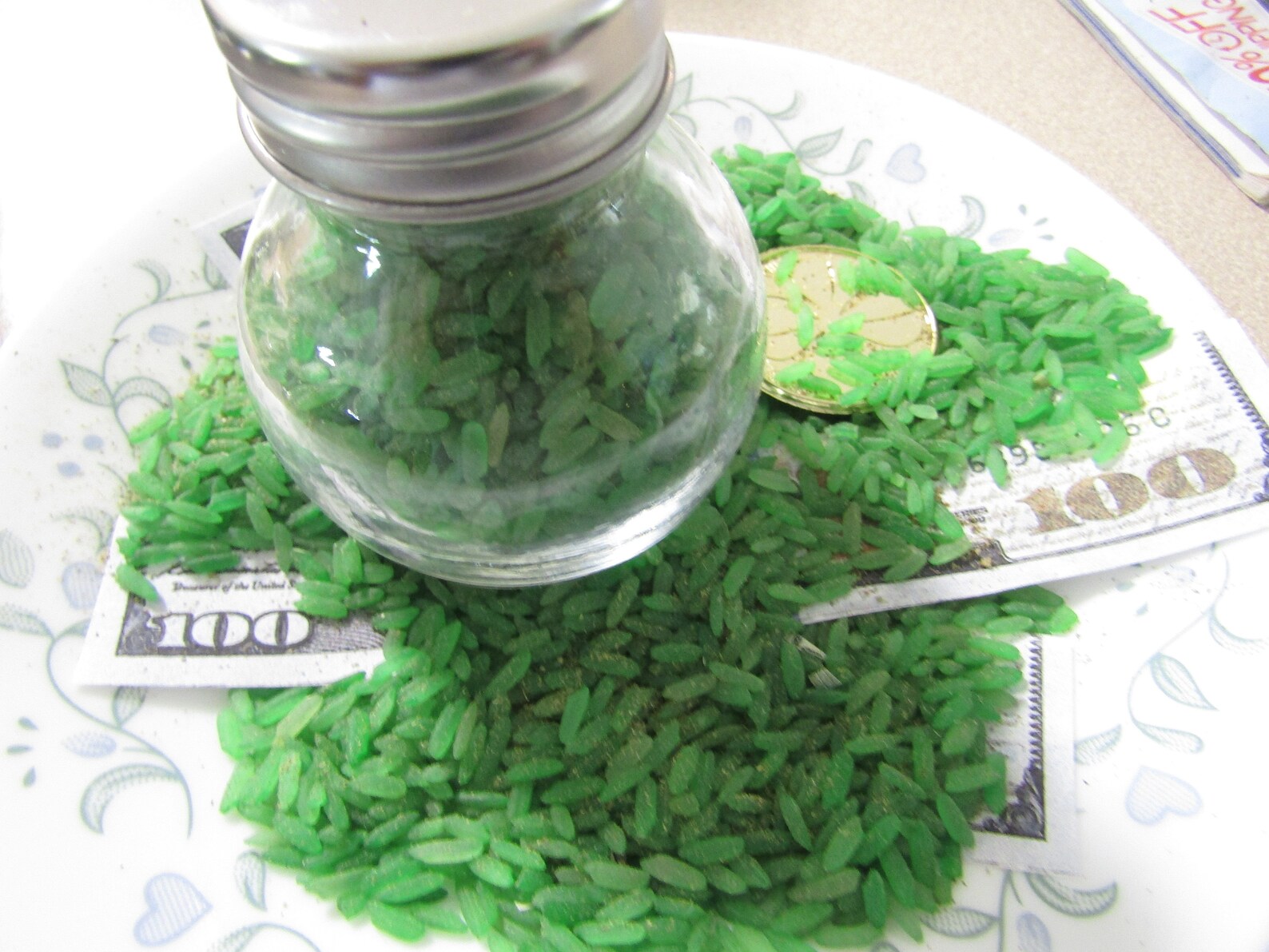 Lucky Green Rice Wealth Prosperity Money Hoodoo Green Rice - Etsy