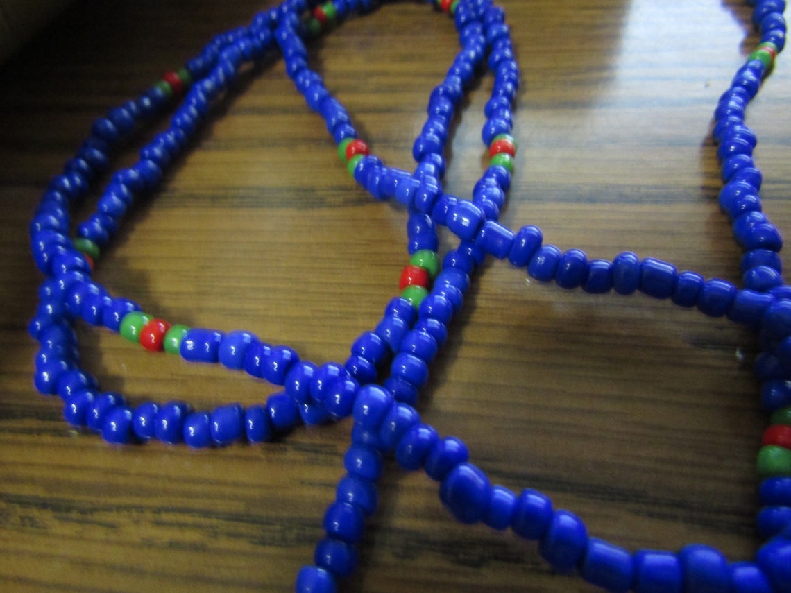 Olokun Collar Eleke De Orisha Olochun Santeria Ifa Ileke, #2 - Etsy