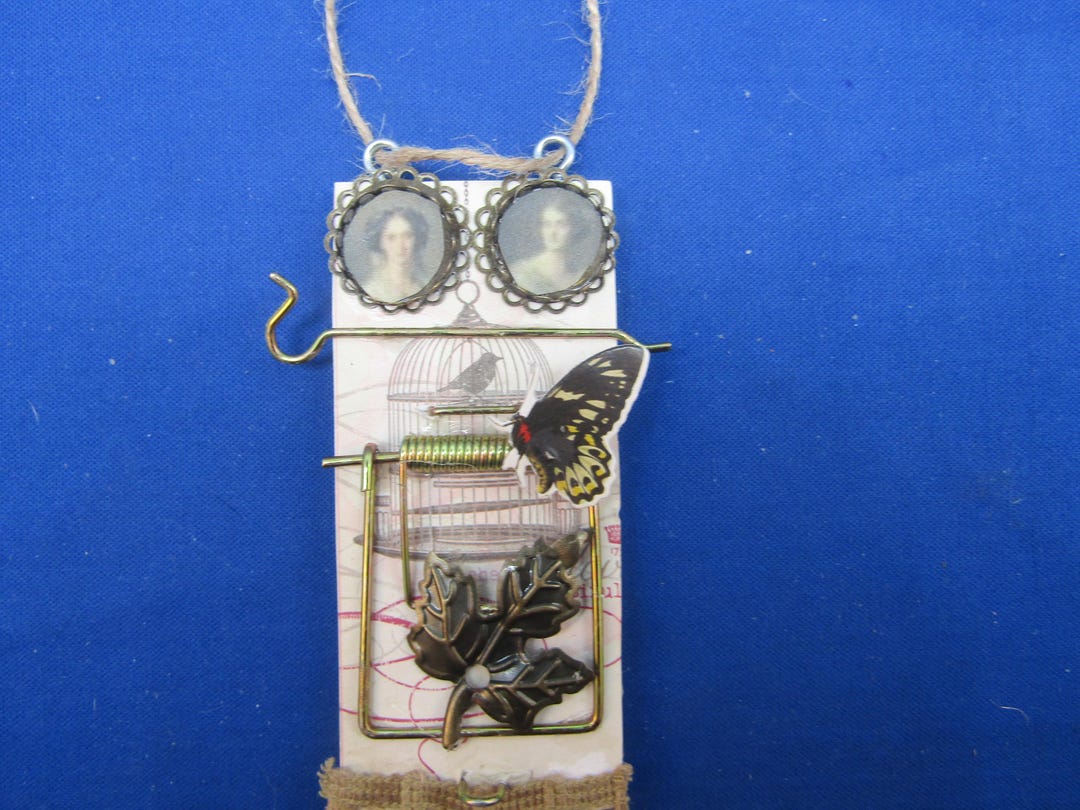 Altered Art Wall Hanging, Altered Mouse Trap, Sisters - Etsy