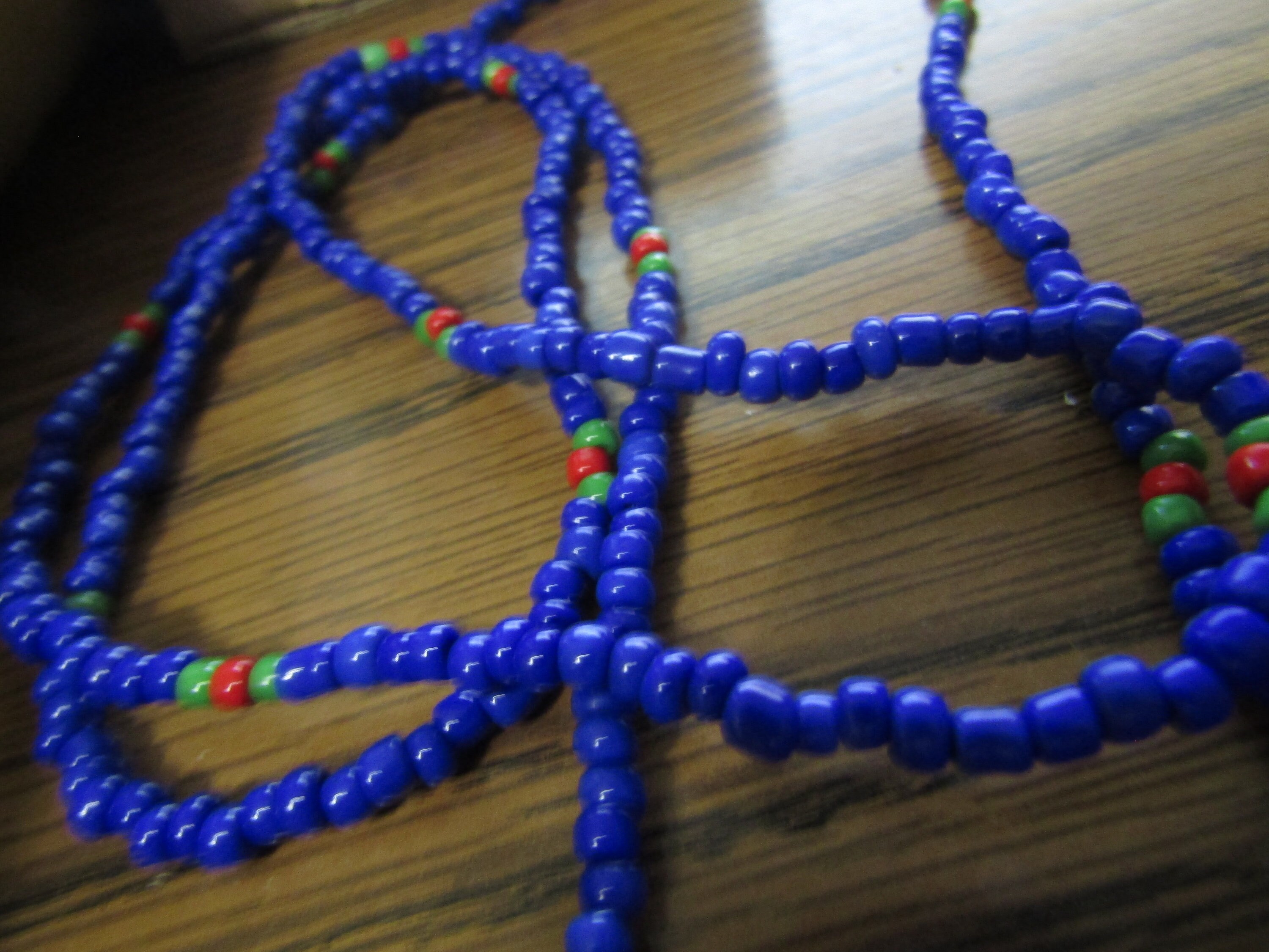 Olokun Collar Eleke de Orisha Olochun Santeria Ifa Ileke | Etsy